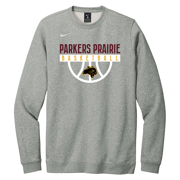 PANTHER BASKETBALL - Nike Club Fleece Crew | JAK's Embroidery ...